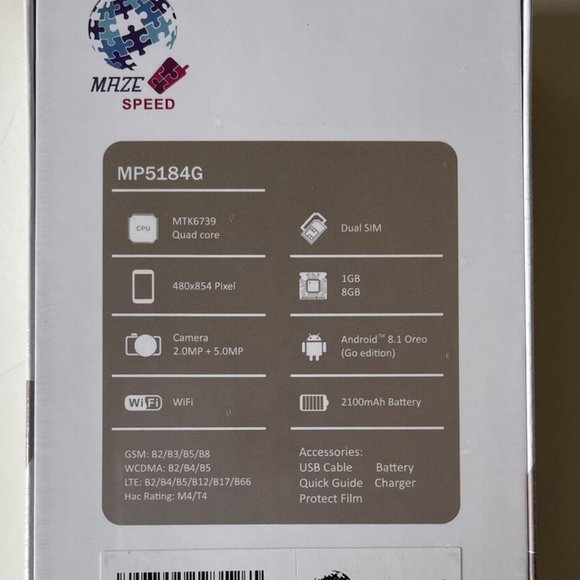 Maze Speed | Cell Phones & Accessories | Maze Speed Mp584g 8gb Gsm ...